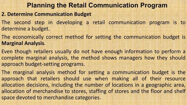 16 retail communication mix | PPTX | Retail Industry | Industries