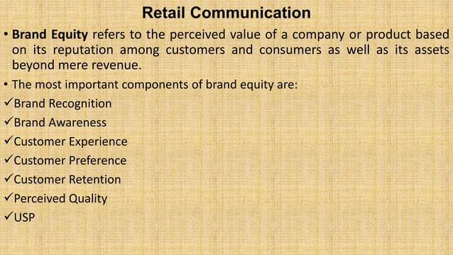 16 retail communication mix | PPTX | Retail Industry | Industries