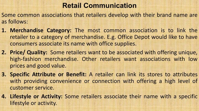 16 retail communication mix | PPTX | Retail Industry | Industries