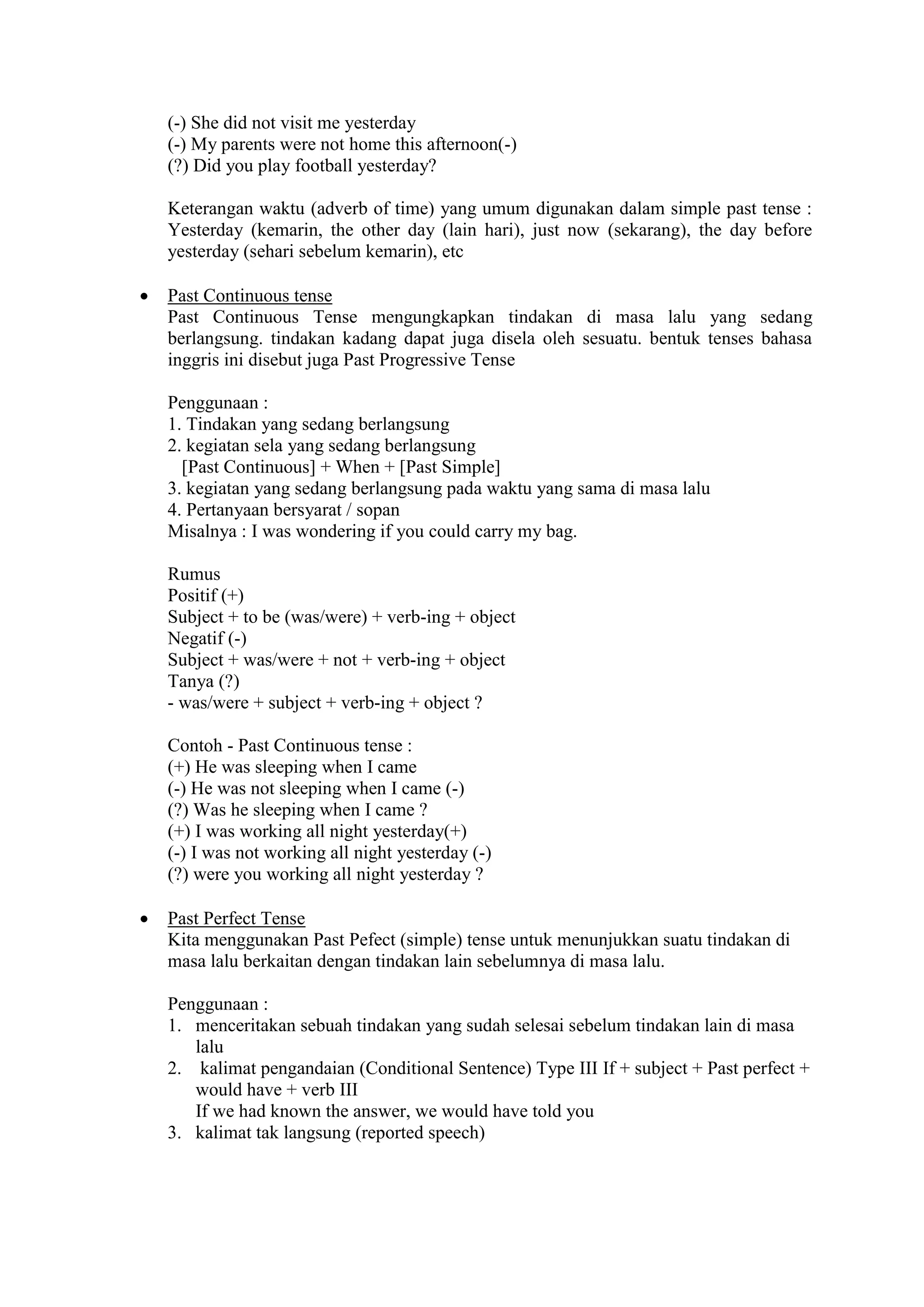 16 tenses-dalam-bahasa-inggris | PDF