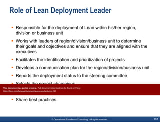 Lean Manufacturing | PDF