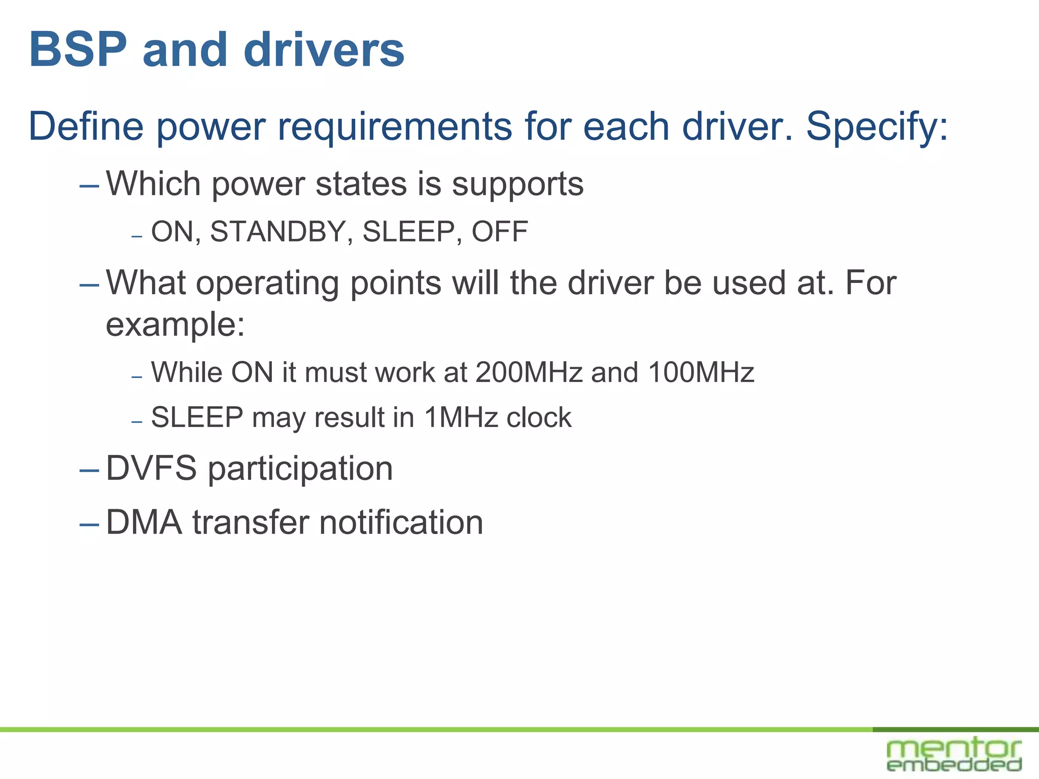 Power Management in Embedded Systems | PPTX