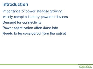 Power Management in Embedded Systems | PPTX