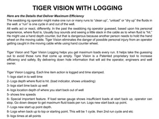 Tiger General Swab Master Rig | PPTX | Automotive