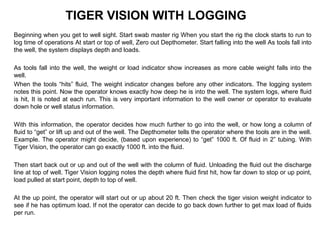 Tiger General Swab Master Rig | PPTX