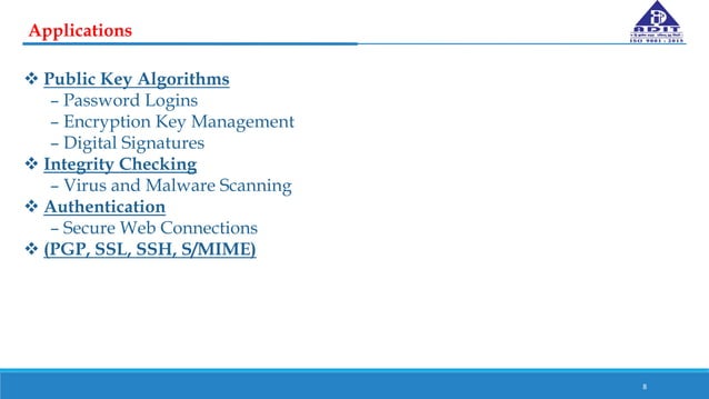 Secure Hash Algorithm (SHA) | PPTX