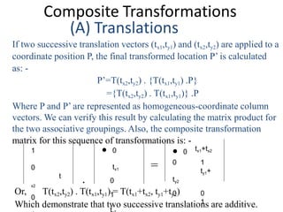 2D Transformation | PPTX