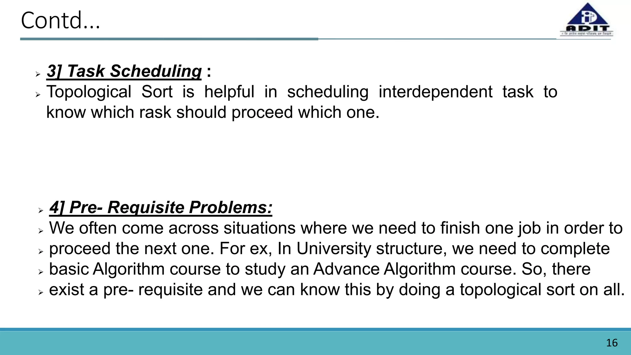 Topological Sorting | PPTX