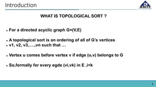 Topological Sorting | PPTX