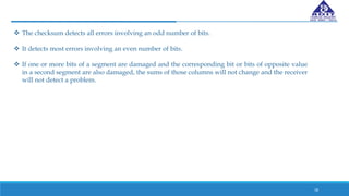 Error Detection & Error Correction Codes | PPTX