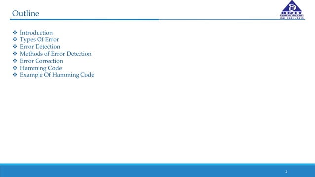 Error Detection And Error Correction Codes Pptx Computer Networking