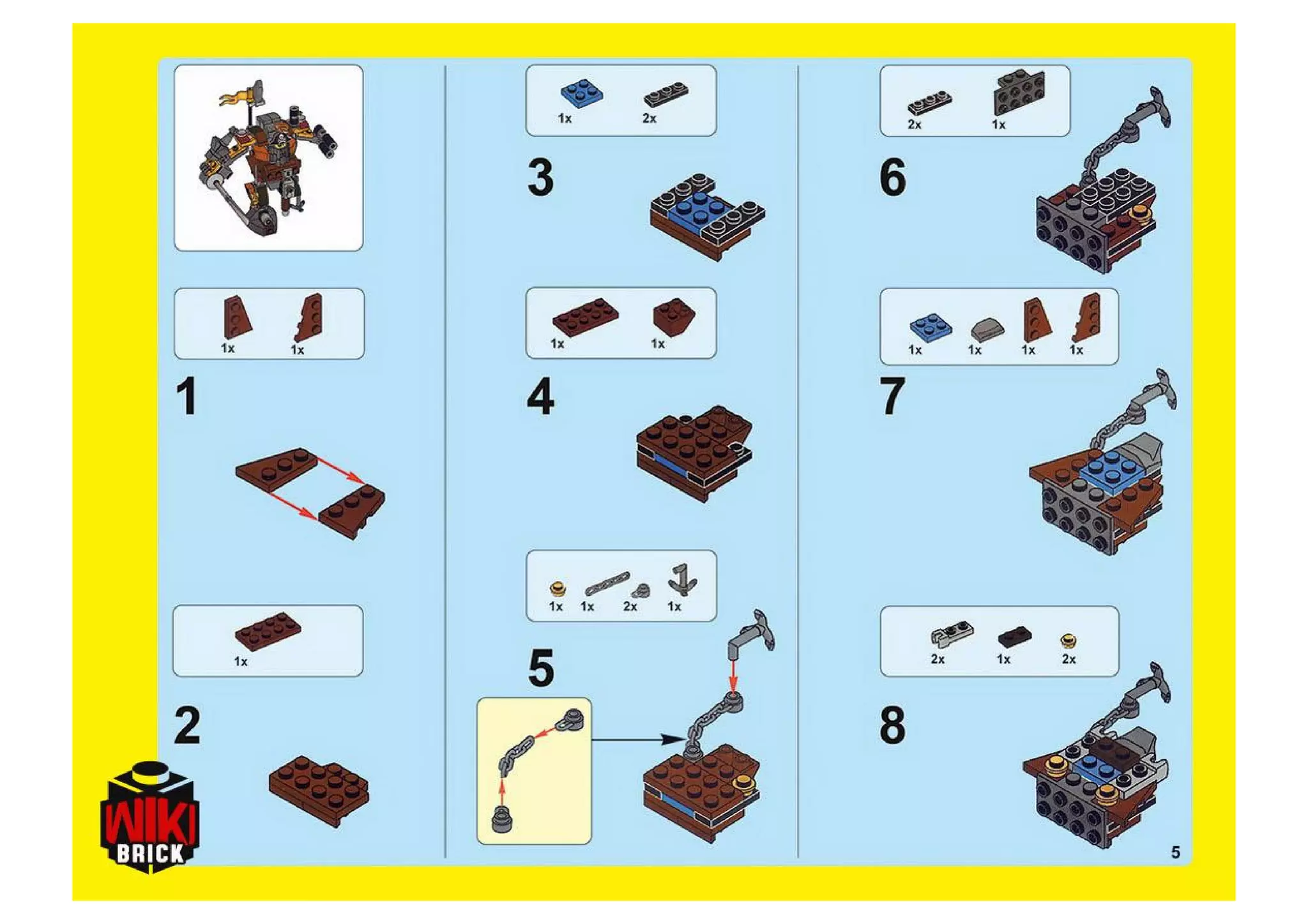 Manual Instruction for LEPIN 16002 MetalBeard’s Sea Cow - Compatible ...