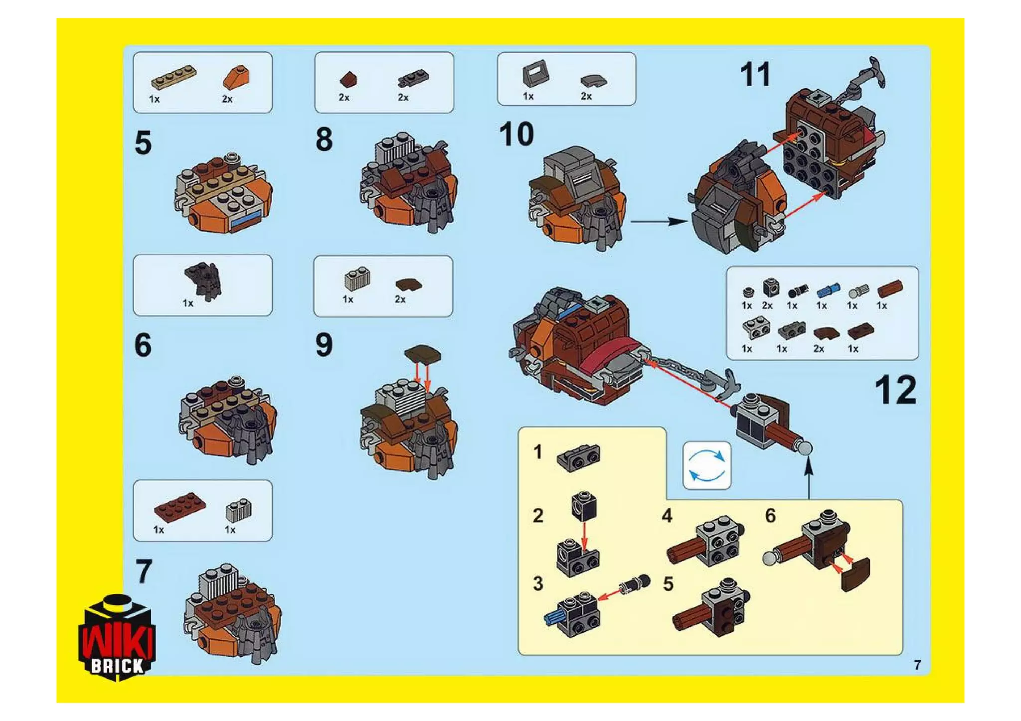 Manual Instruction for LEPIN 16002 MetalBeard’s Sea Cow - Compatible ...