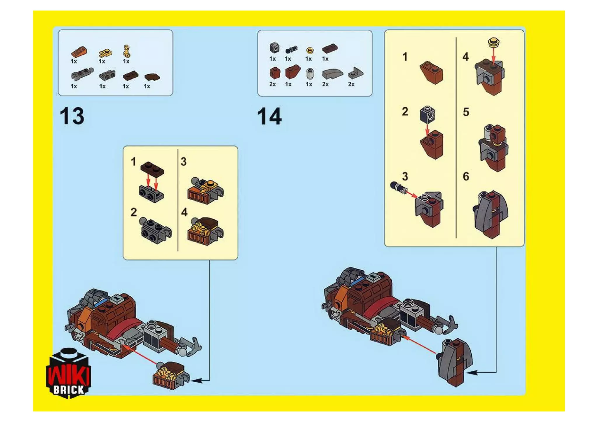 Manual Instruction for LEPIN 16002 MetalBeard’s Sea Cow - Compatible ...