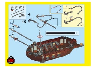Manual Instruction for LEPIN 16002 MetalBeard’s Sea Cow - Compatible ...