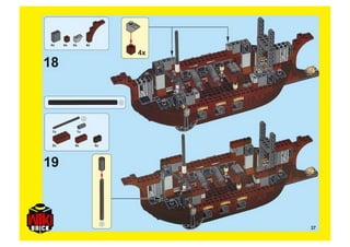 Manual Instruction for LEPIN 16002 MetalBeard’s Sea Cow - Compatible ...