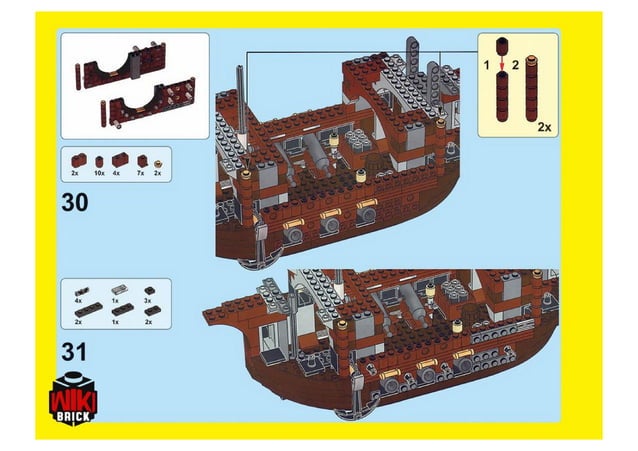 Manual Instruction for LEPIN 16002 MetalBeard’s Sea Cow - Compatible ...