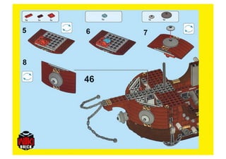 Manual Instruction for LEPIN 16002 MetalBeard’s Sea Cow - Compatible ...