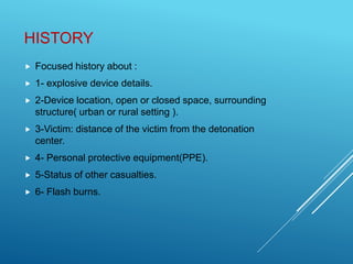 blast injury | PPTX