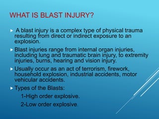 blast injury | PPTX