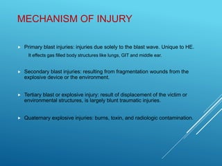 blast injury | PPTX