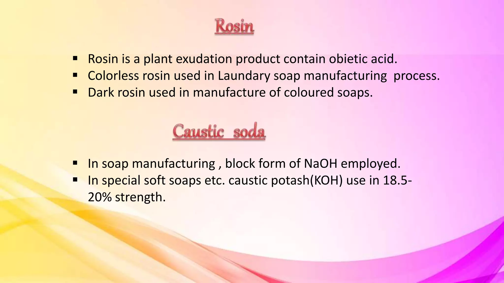 Soap industry | PPTX