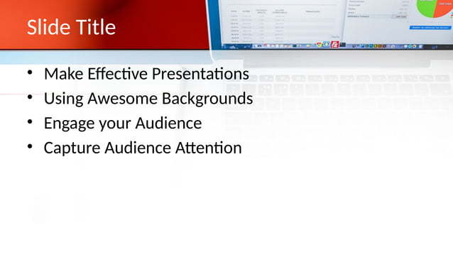 Laptop business powerpoint template free | PPTX