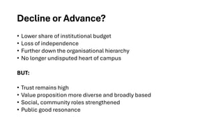 UKSG 2024 - The position and prospects of academic libraries: a SWOT ...