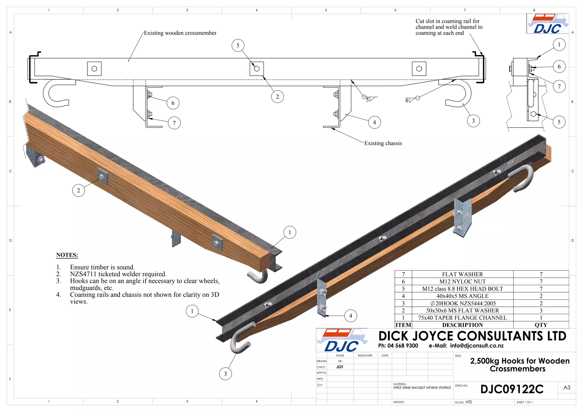 1600 Tapered Timber Assem | PDF