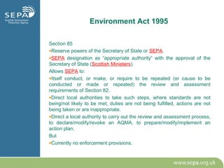 Local Air Quality Management (LAQM) and Cleaner Air for Scotland (CAFS ...