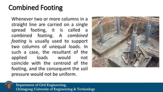 Different types of footing and foundation | PPTX