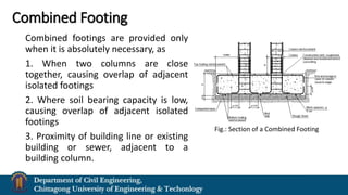 Different types of footing and foundation | PPTX