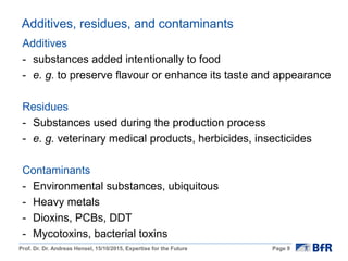 Short courses in food safety risk assessment | PPT