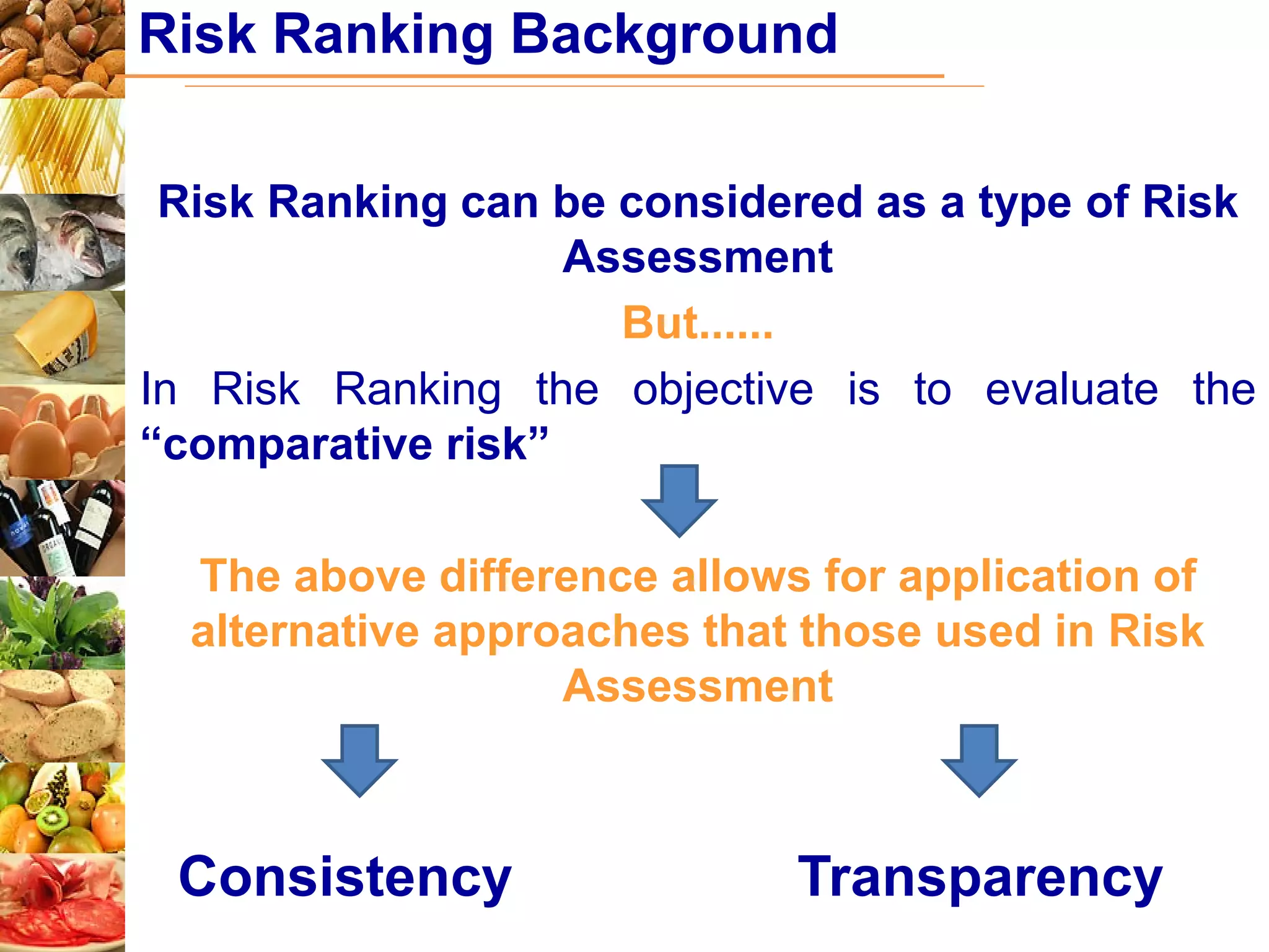 Methodology and uncertainty impact on risk ranking of microbiological ...