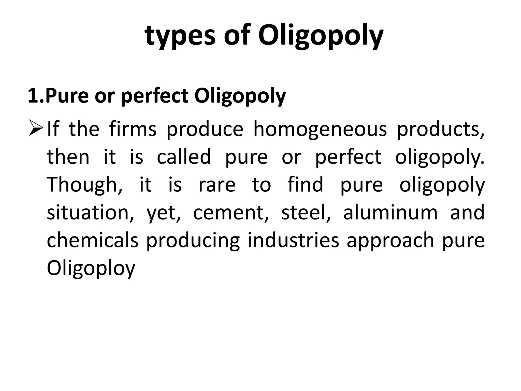 Oligopoly | PPTX