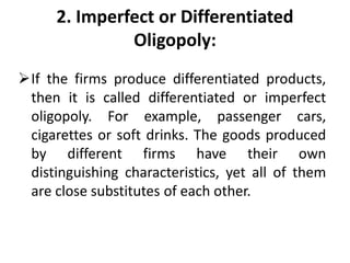 Oligopoly | PPTX