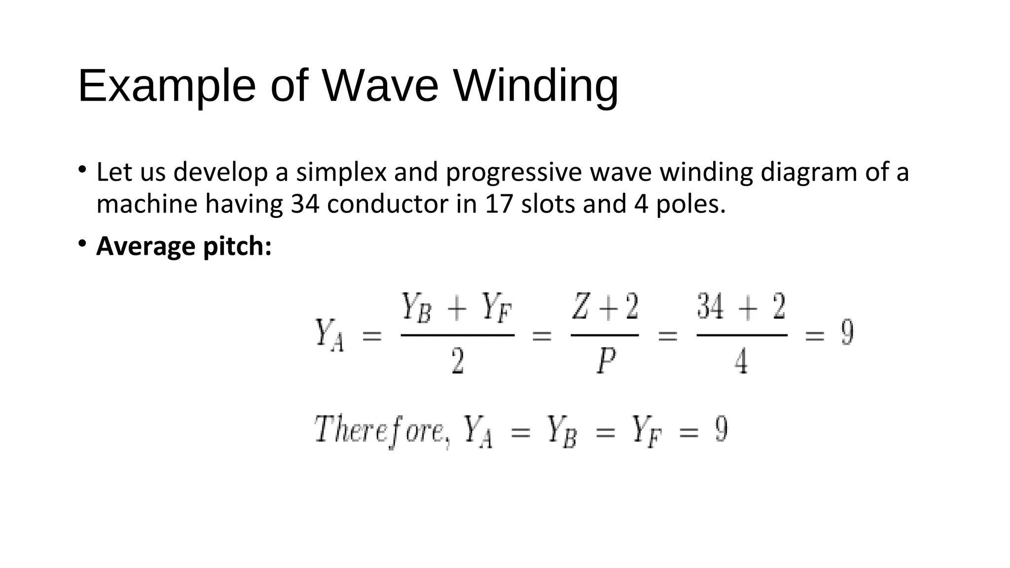 Simplex wave winding_electrical engineering | PPT