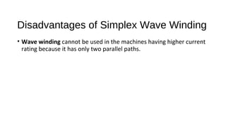 Simplex wave winding_electrical engineering | PPT