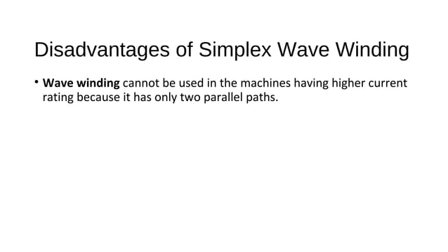 Simplex wave winding_electrical engineering | PPT