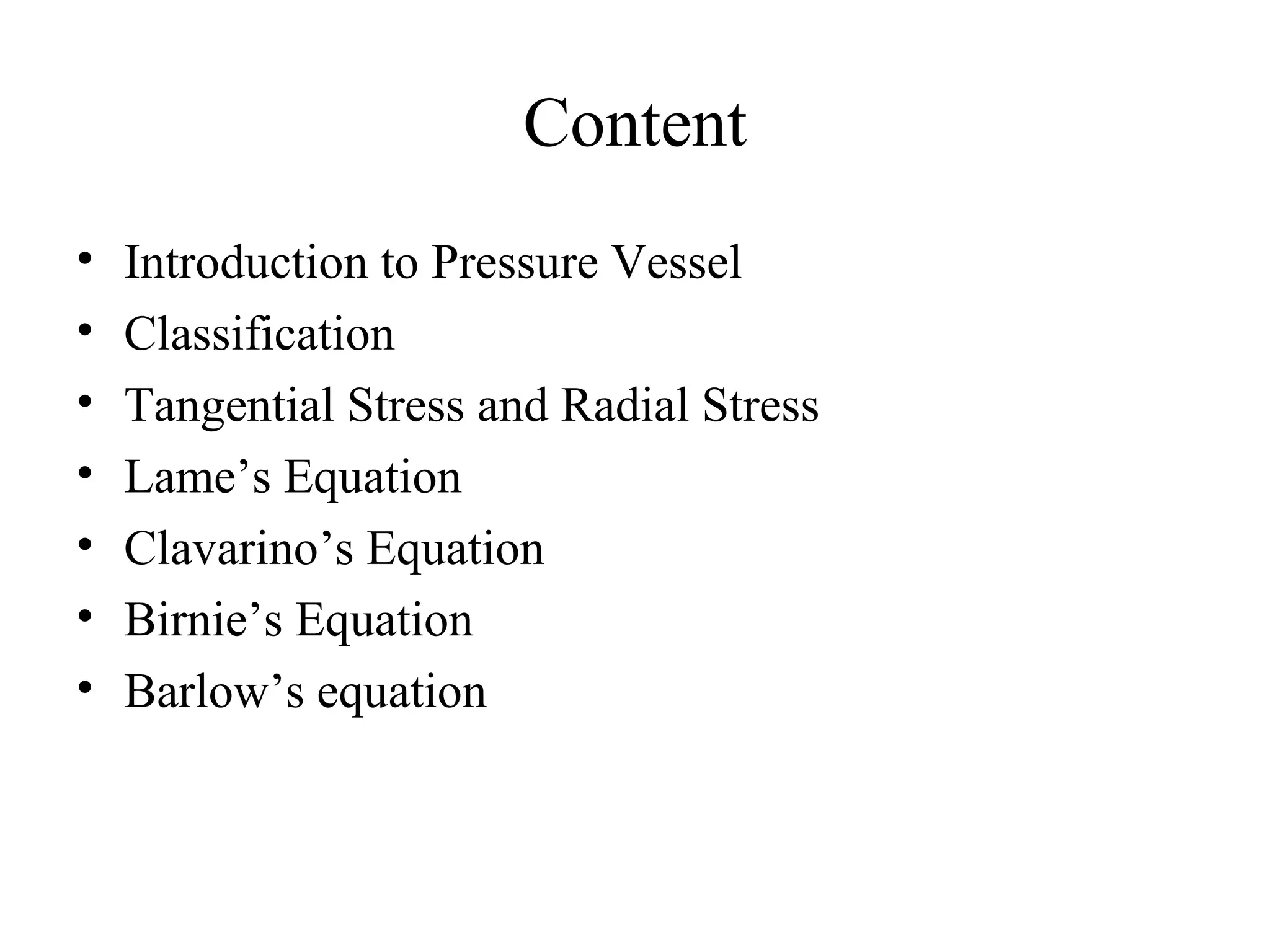 Design of Machine Element "Thick Wall Pressure Vessel " | PPT