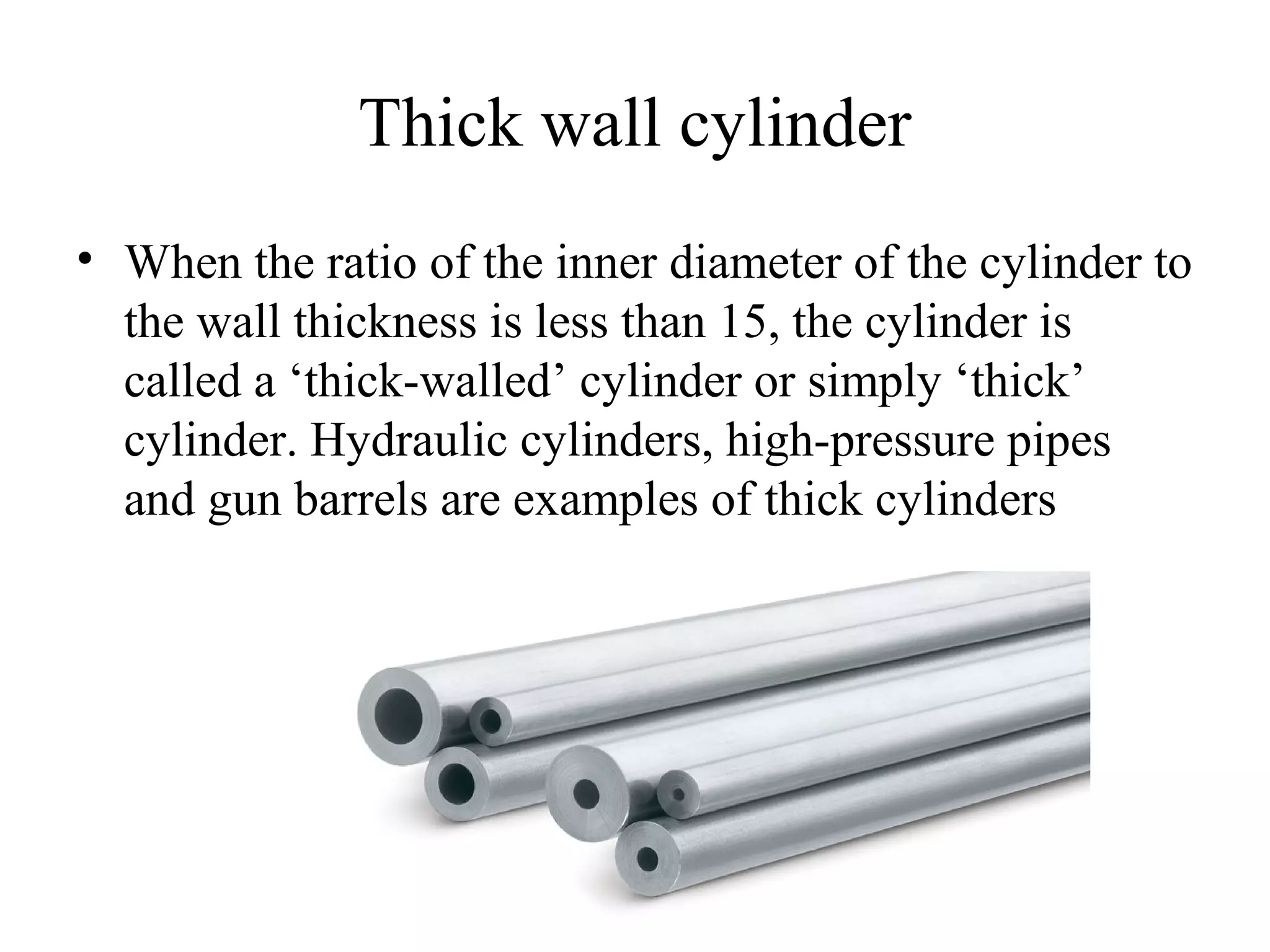 Design of Machine Element "Thick Wall Pressure Vessel " | PPT