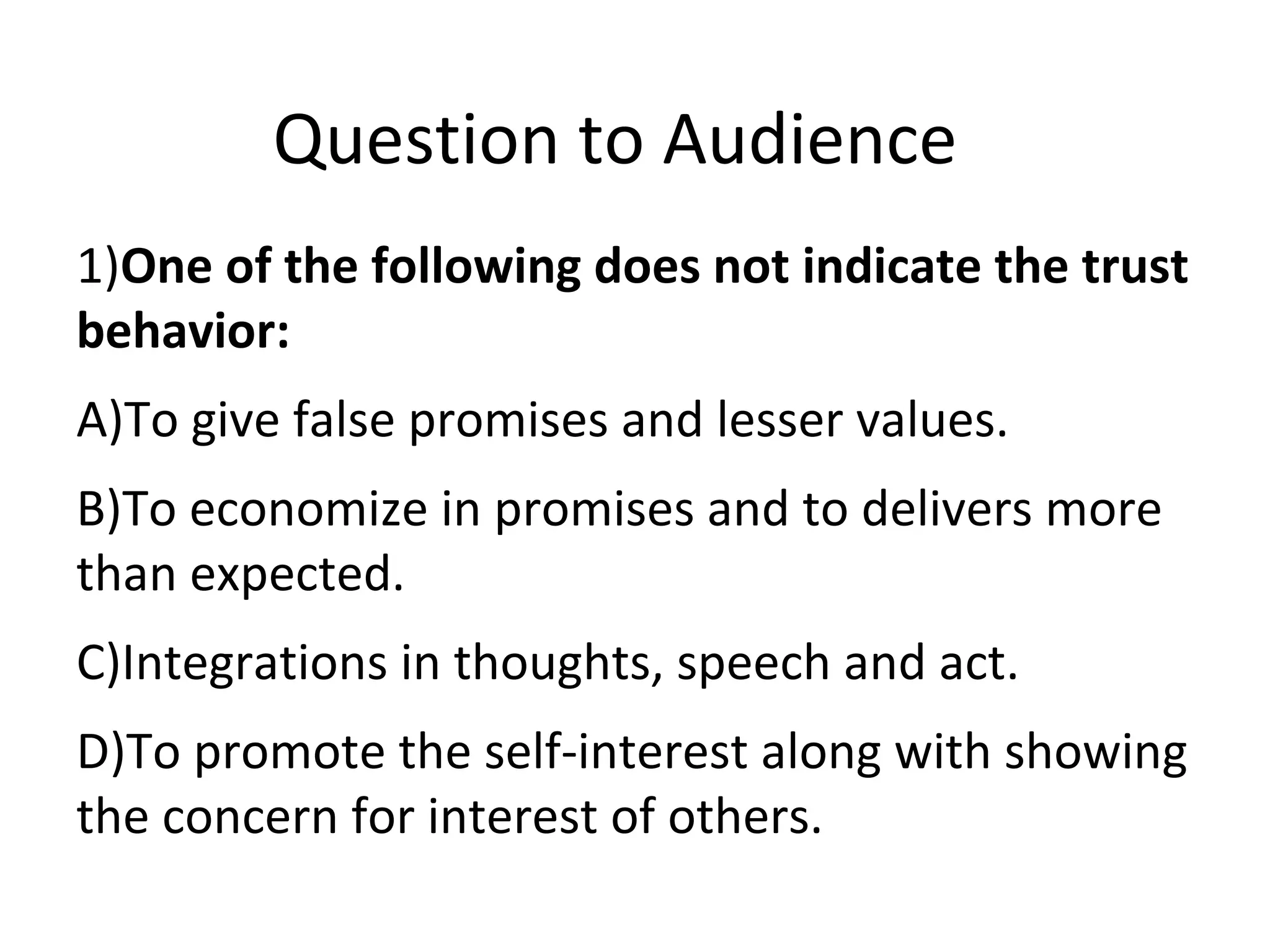 Demostrate Trust Behaviour-CPD | PPT
