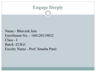 CPD engage deeply git swami vivekananda gtu unit 9 | PPT | Free Download