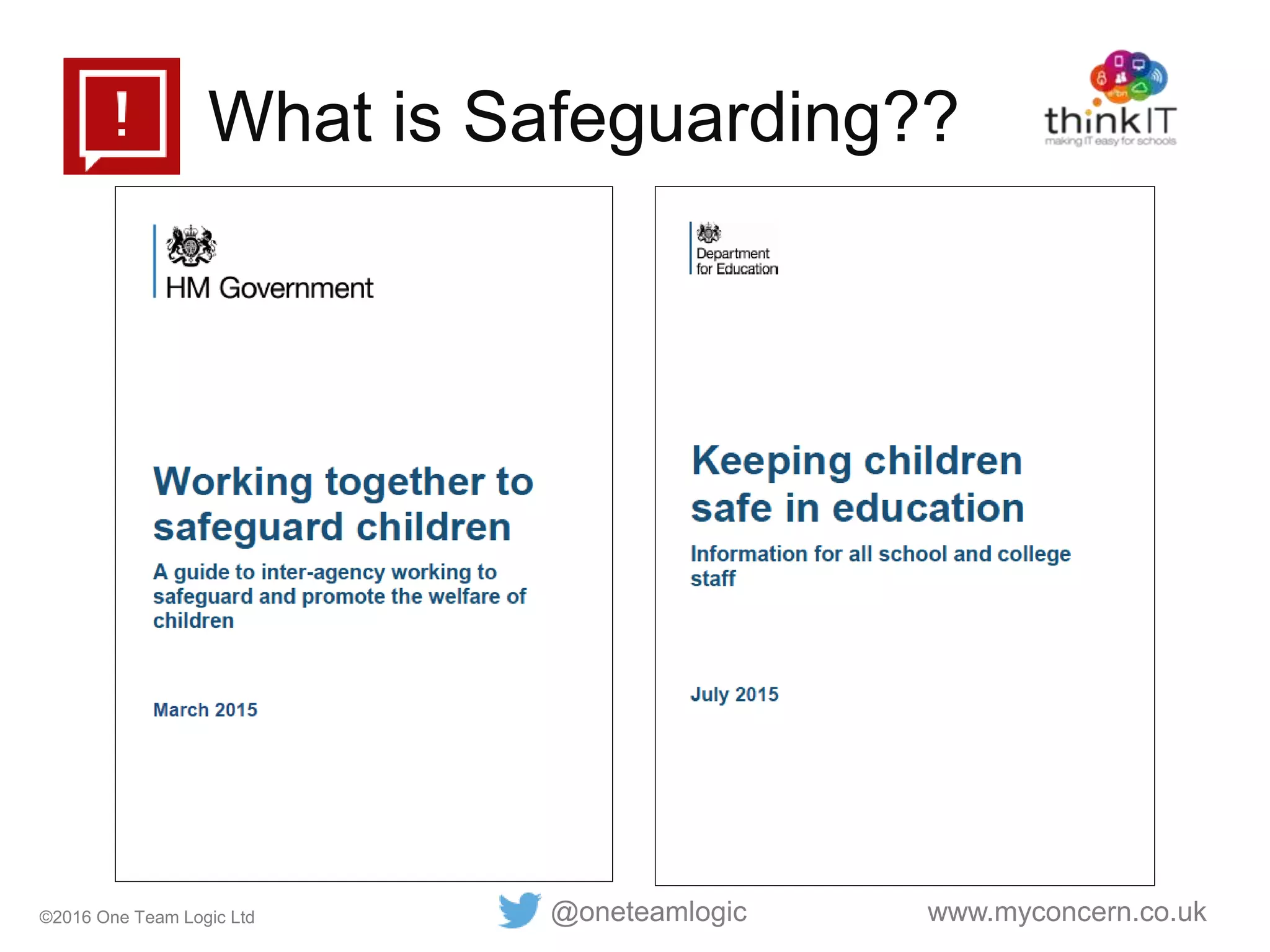 MyConcern - Safeguarding in education | PPTX
