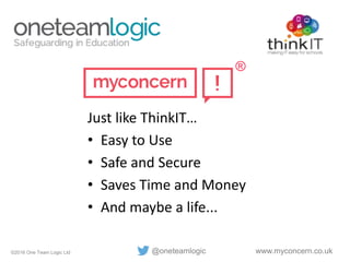 MyConcern - Safeguarding in education | PPTX