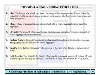 AGGREGATES & ITS PROPERTIES | PPTX