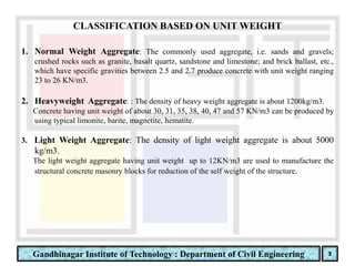 AGGREGATES & ITS PROPERTIES | PPTX