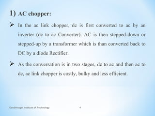 Basic Principle of dc chopper | PPT