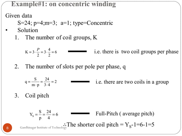 Concentric Winding (EED) | PPTX