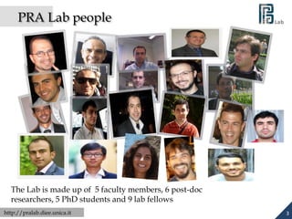 The Biometric Unit of PRA Lab @ University of Cagliari | PPT